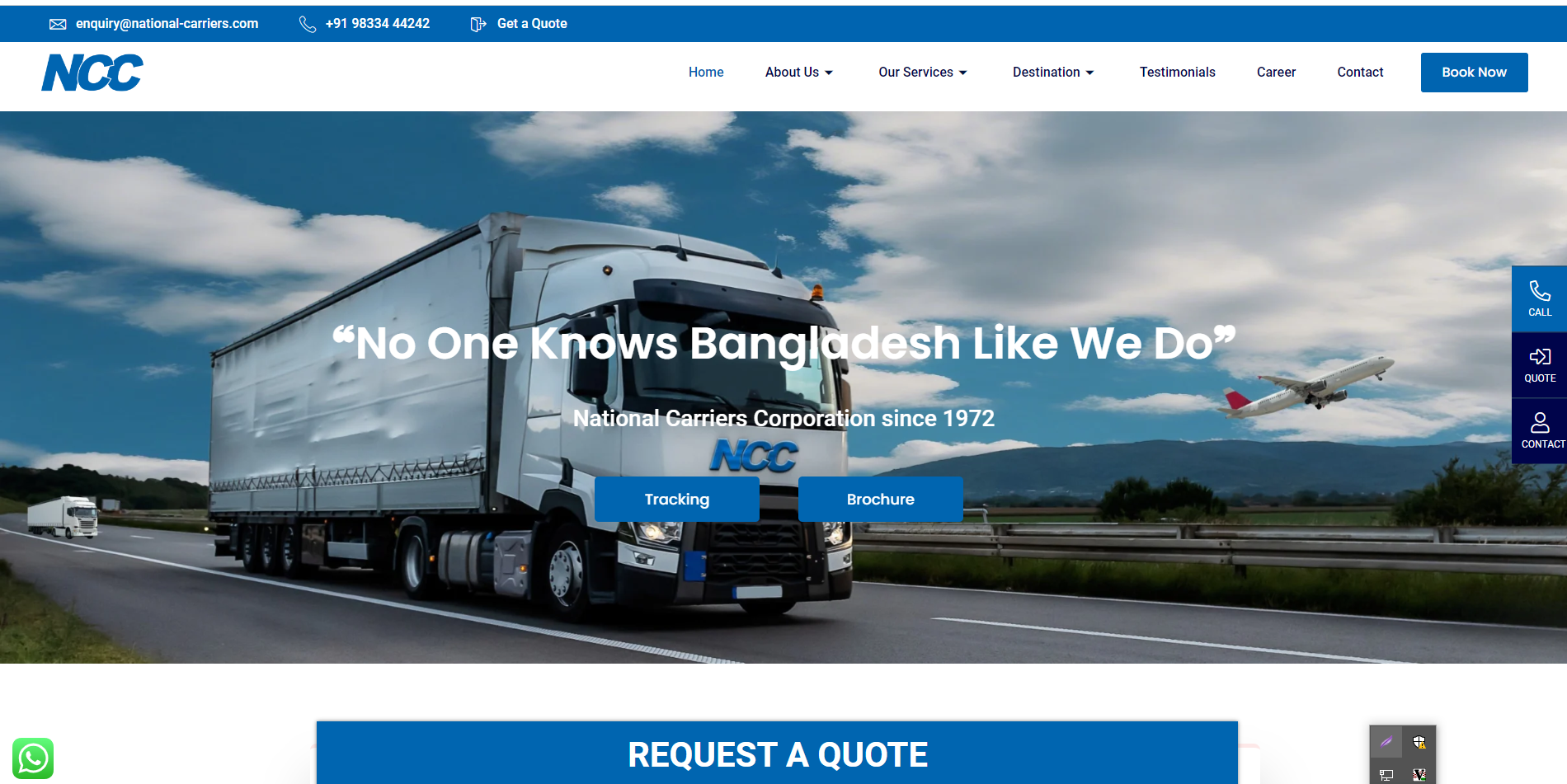 National Carriers Corporation Road | Rail | Sea | Air | Transport to ...